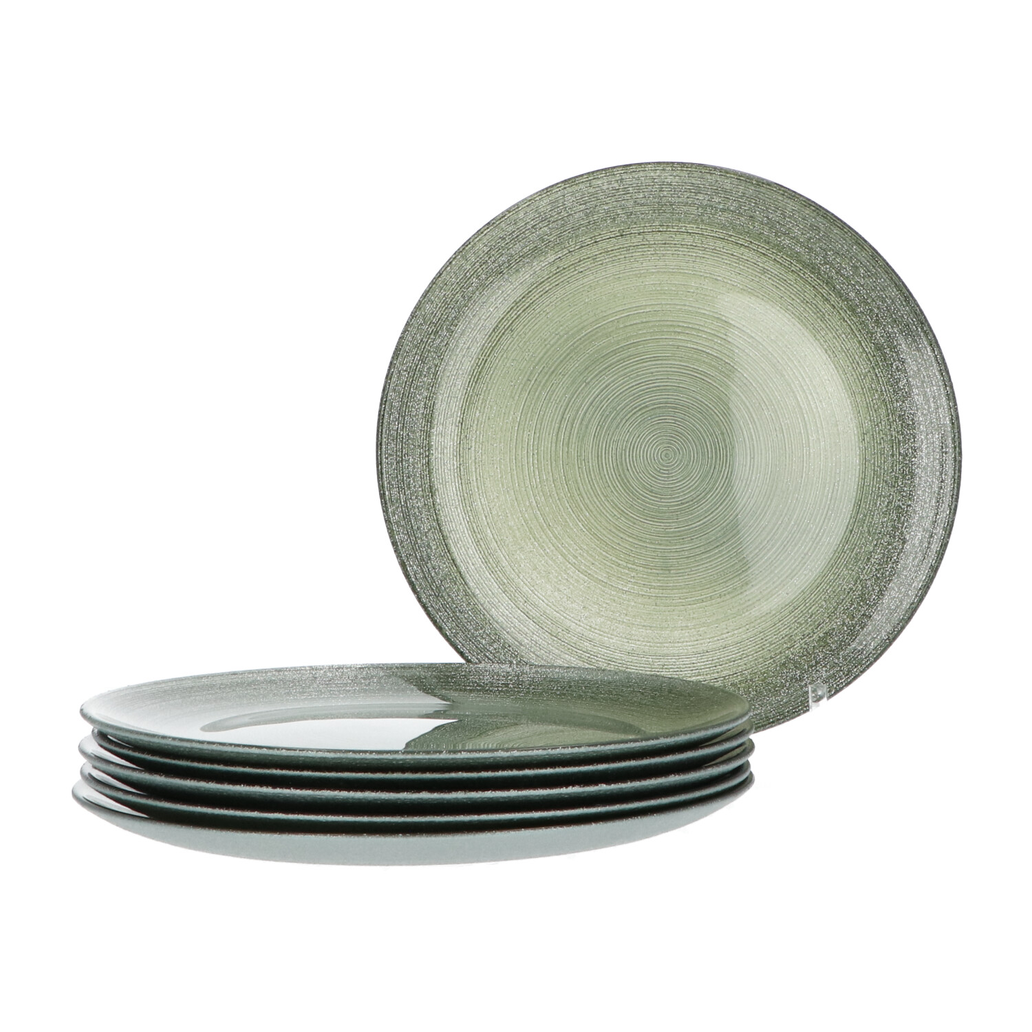 6-persoons Green Jem Servies Glas - 12 delig Servies - Groen - Secret ...